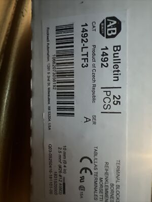 Allen-Bradley 1492 Terminal Block 25 PIECES | eBay