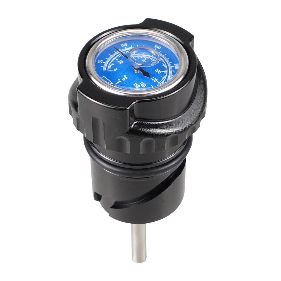 Oil Dipstick Tank Plug w/ Thermometer For Harley Sportster 883 XL883 ...