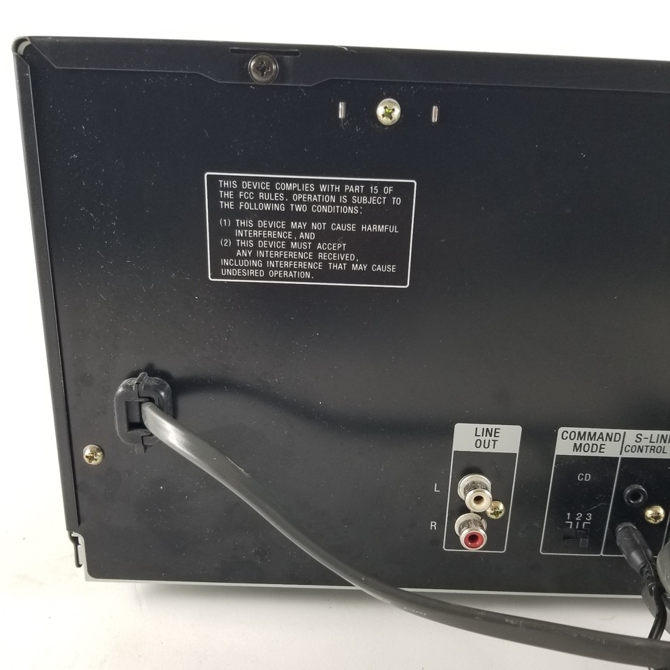 Sony CDP-CX53 50+1 Disc CD Mega Storage Changer Player Carousel Tested ...