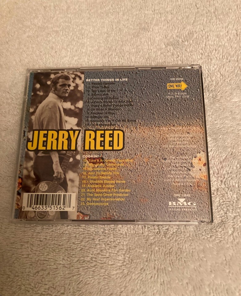 Jerry Reed CD Better Things In Life / Cookin -2 LP's On 1 CD | eBay