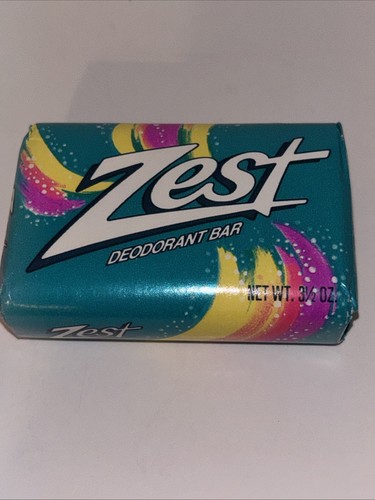 Vintage 1988 Original Zest Deodorant Bar Soap Zestfully Clean 3.5 Oz ...