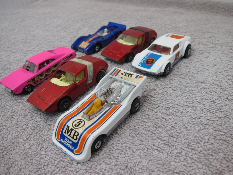 LOT OF 6 VINTAGE MATCHBOX LESNEY SUPERFAST DIECAST CARS Early 70's | eBay