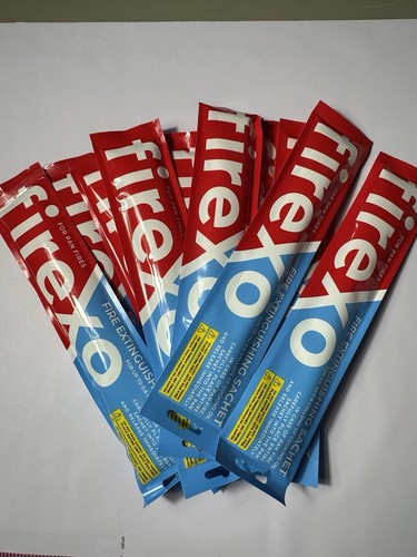 10pk Firexo Cooking Pan Fire Extinguisher Sachets - Fire Blanket ...
