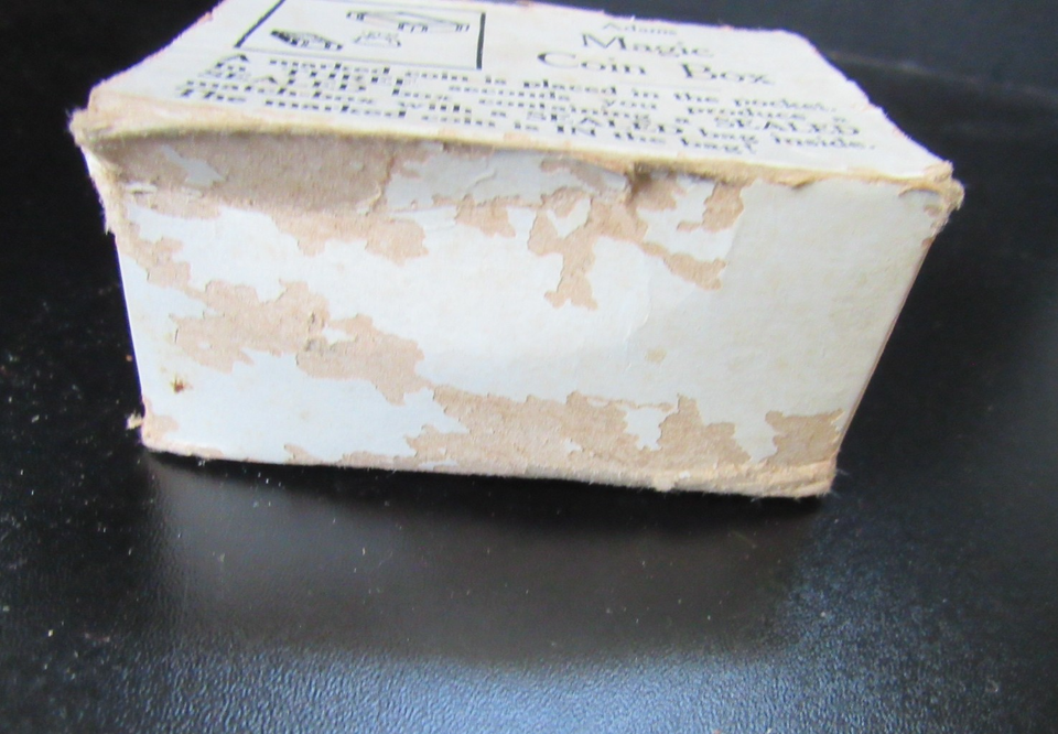 Vintage Hard To Find WOODEN Adams Magic Coin Box Magic Trick - | eBay