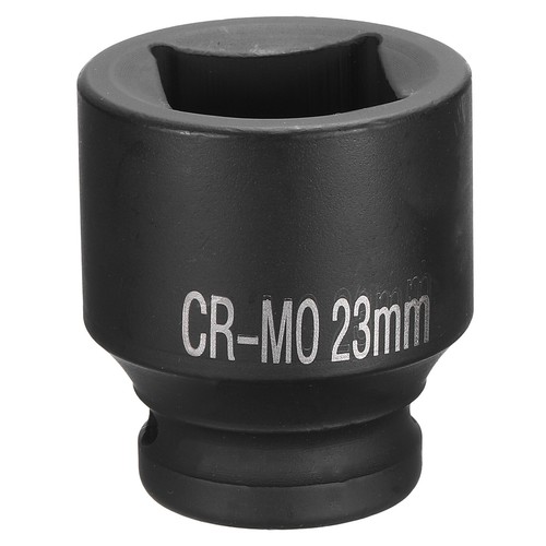 4 Point Square Socket 1/2" Drive 23mm Metric CR-MO Square Impact Wheel ...