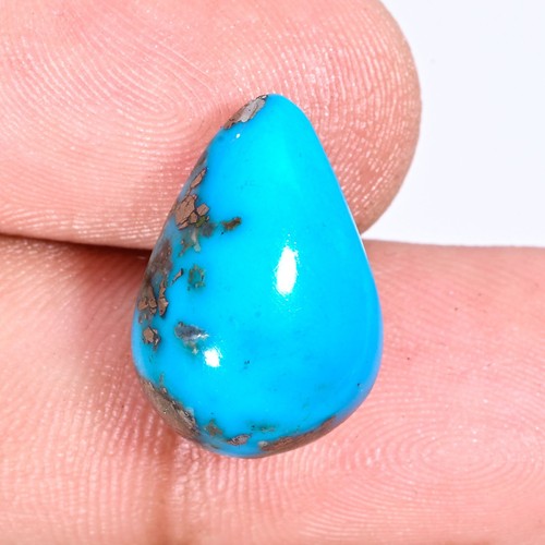 14.20 Ct Certified Natural Turquoise Pear Cabochon Loose Gemstone | eBay