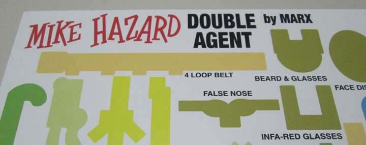 Marx Mike Hazard Store Display Secret Agent Best of the West Double ...
