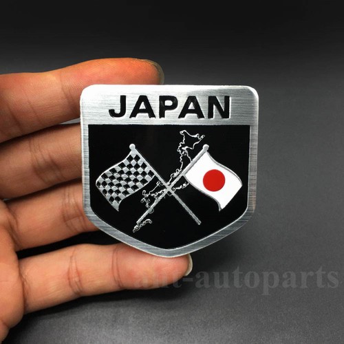 6Pcs Aluminum Japan Japanese Flag Car Trunk Fender Badge Emblem Jdm ...