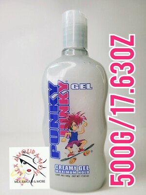 1X Punky Junky Creamy Gel Max Hold ️ WHITE UNISEX STYLES WET LOOK 17 ...