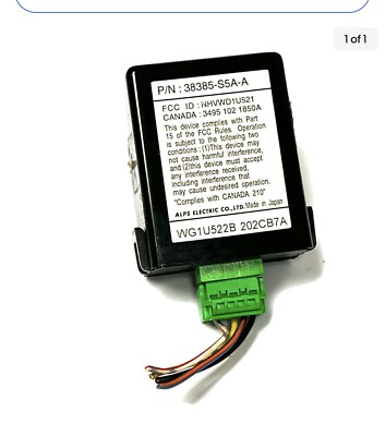 2001-2005 HONDA CIVIC KEYLESS ENTRY DOOR RECEIVER MODULE 38385-S5A-A ...