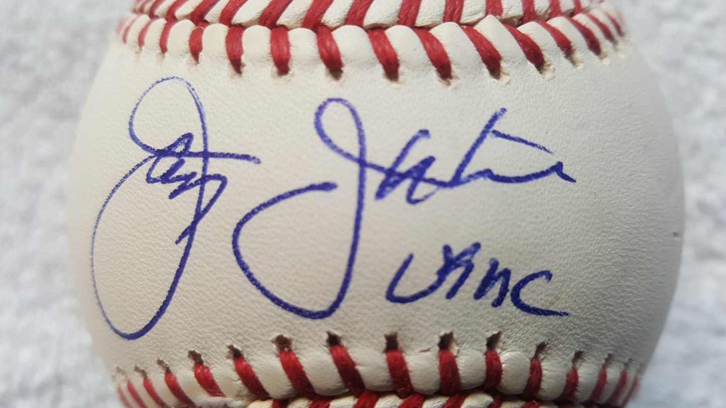 JAY JOHNSTONE USMC Signed Autographed Baseball LA DODGERS ANGELS MLB | eBay