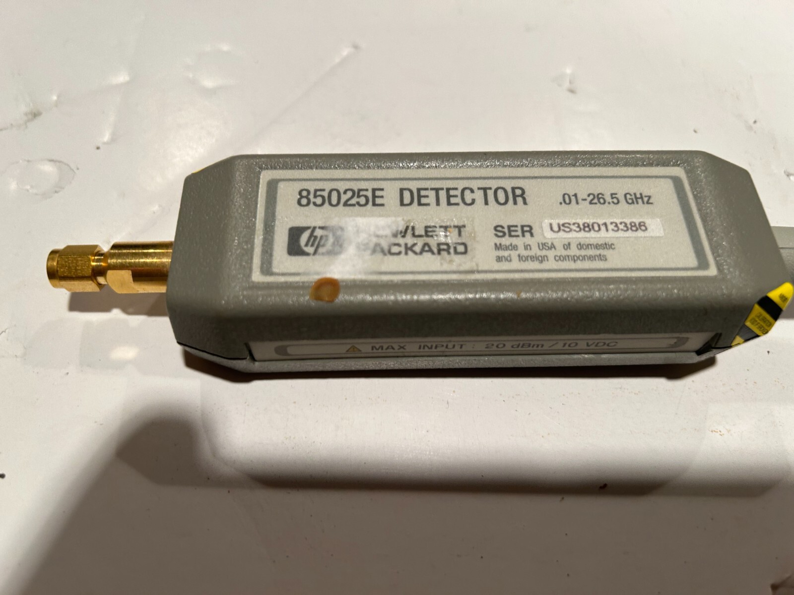 HP Agilent 85025E Coaxial Detector .01 - 26.5ghz for sale online | eBay
