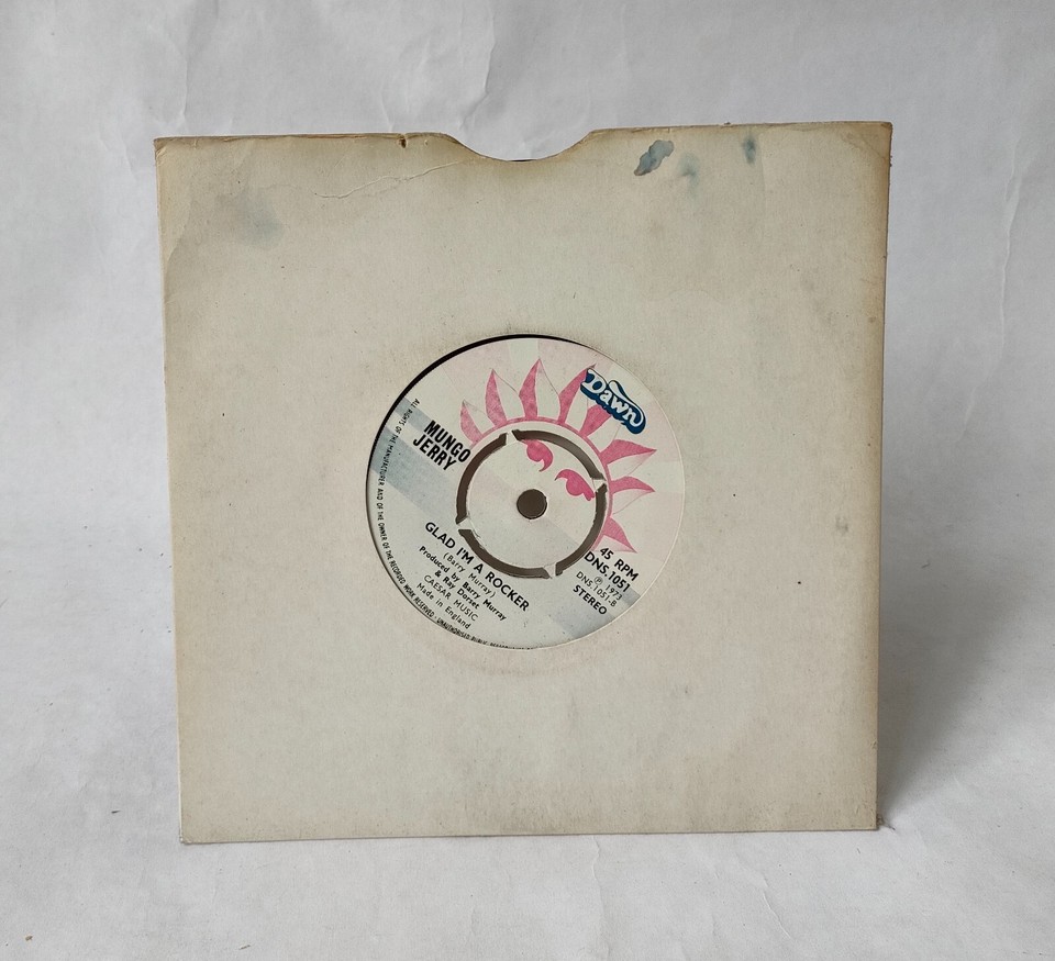 Mungo Jerry - Wild Love/Glad I'm A Rocker - 7 inch Music Vinyl Record ...