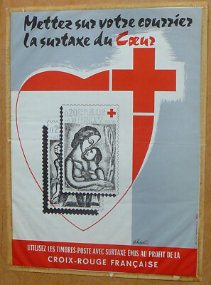 ANCIENNE AFFICHE CROIX ROUGE FRANCAISE | eBay