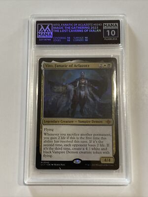 Vito, Fanatic Of Aclazotz Caverns Of Ixalan Mana Graded Commander 10 ...