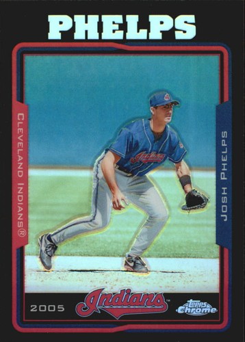 2005 Topps Chrome - Black Refractor #334 Josh Phelps /225 for sale ...