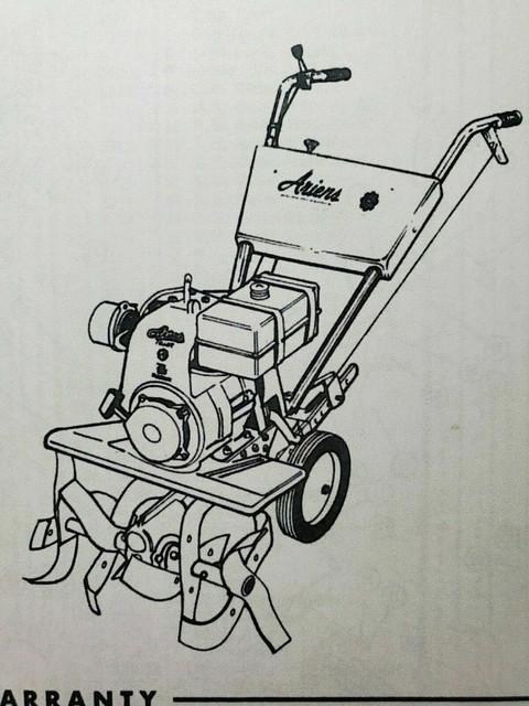 Ariens 902002-902014 3 4 5 6 HP Rotary Tiller Parts Manual PM-2-75 for ...