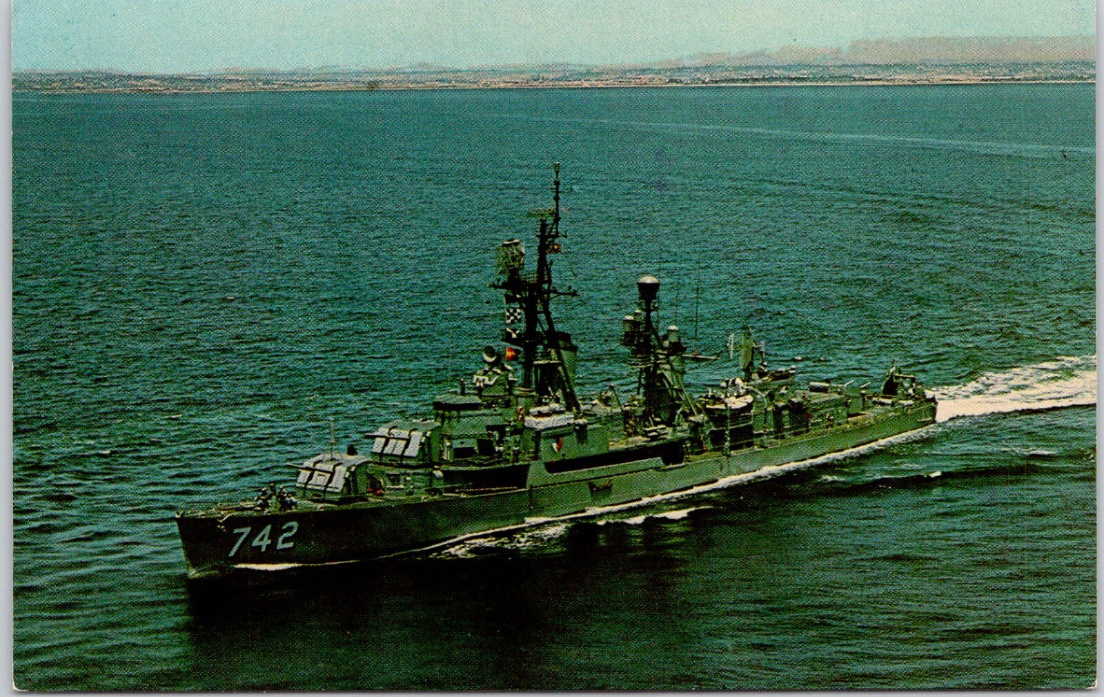 USS Frank Knox DDR-742 Radar Picket Destroyer US Navy Ship Postcard | eBay