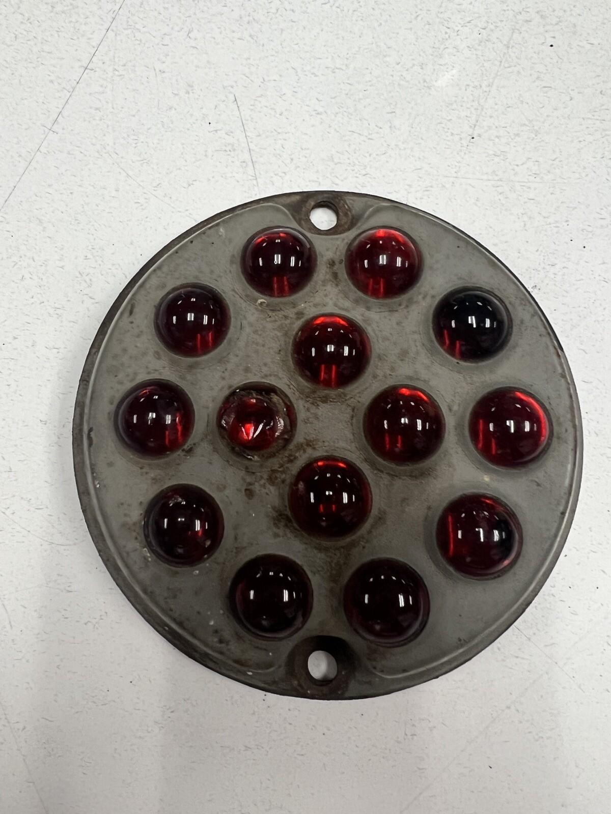 Vintage Type A King Bee Foto Ray type Reflector W/Ruby Red Glass ...