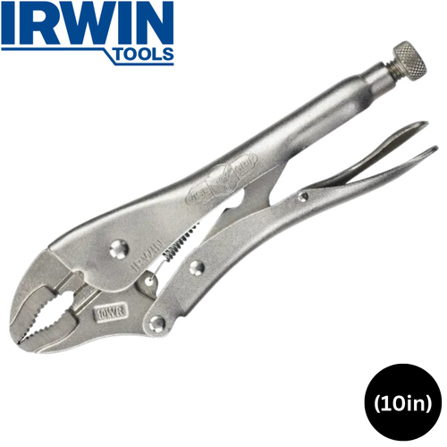 IRWIN Wise-Grip Work Curved Jaw Locking Pliers with Wire Cutter 254mm ...