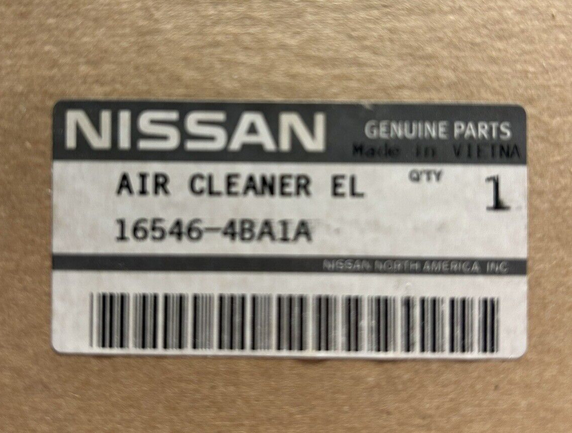 NISSAN 16546-4BA1A - Air filter cross reference