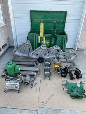 Greenlee 881 Hydraulic Pipe Bender 2-1/2”-4” Greenlee Pump 960/ Bending ...