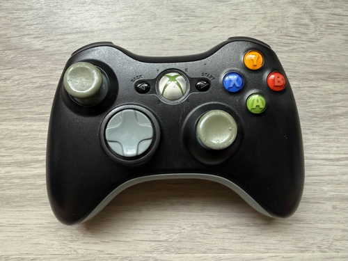 OEM Black and Grey Xbox 360 Wireless Controller - Tested & Authentic | eBay
