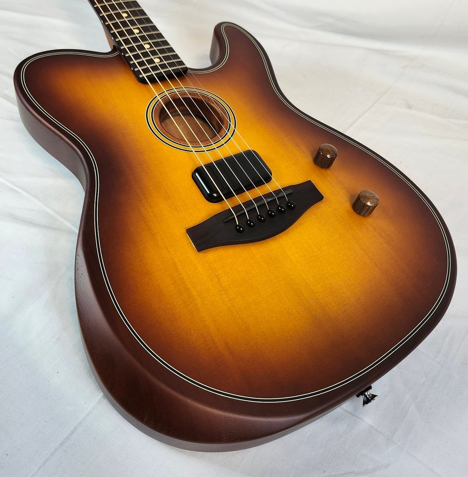 Fender Acoustasonic Standard Telecaster, Honey Burst | eBay