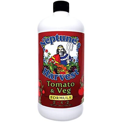 Neptune's Harvest Tomato & Veg Fertilizer 2-4-2, 36 oz | eBay