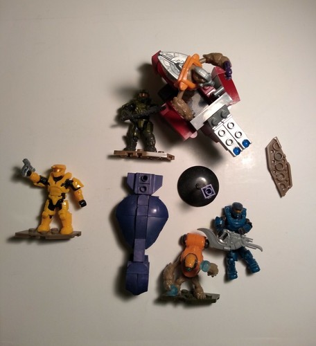 Mega Bloks Halo Lot Figures, Weapons, etc. Mega Blocks Halo Infinite | eBay