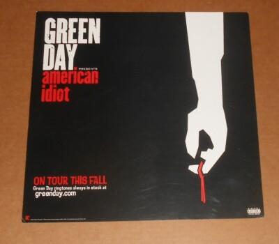 Green Day American Idiot Poster Flat 2004 Promo Original 12x12 RARE | eBay
