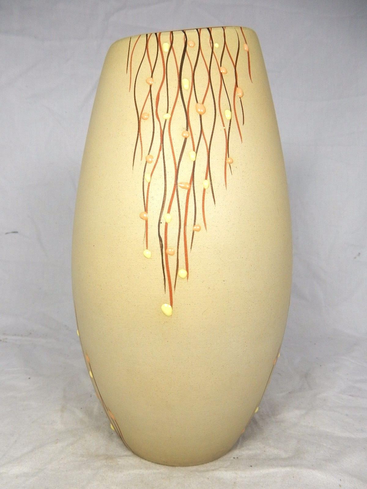 Beautiful glazed 50´s design Marzi & Remy Keramik pottery Vase 1010 / ...