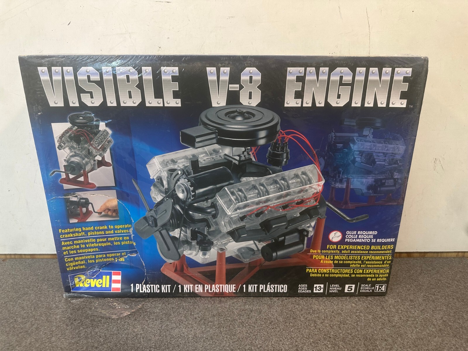REVELL Visible V-8 Engine 1/4 Scale Model Kit 85-8883 31445088834 | eBay