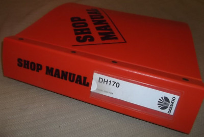 DAEWOO DOOSAN DH170 EXCAVATOR SERVICE SHOP REPAIR WORKSHOP MANUAL | eBay