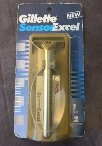 Original Gillette Sensor Excel Razor Handle And Blades | eBay