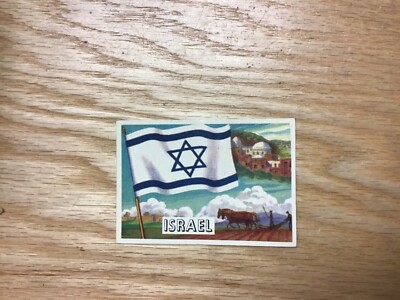 1956 Flags of the World Israel Card #29 | eBay