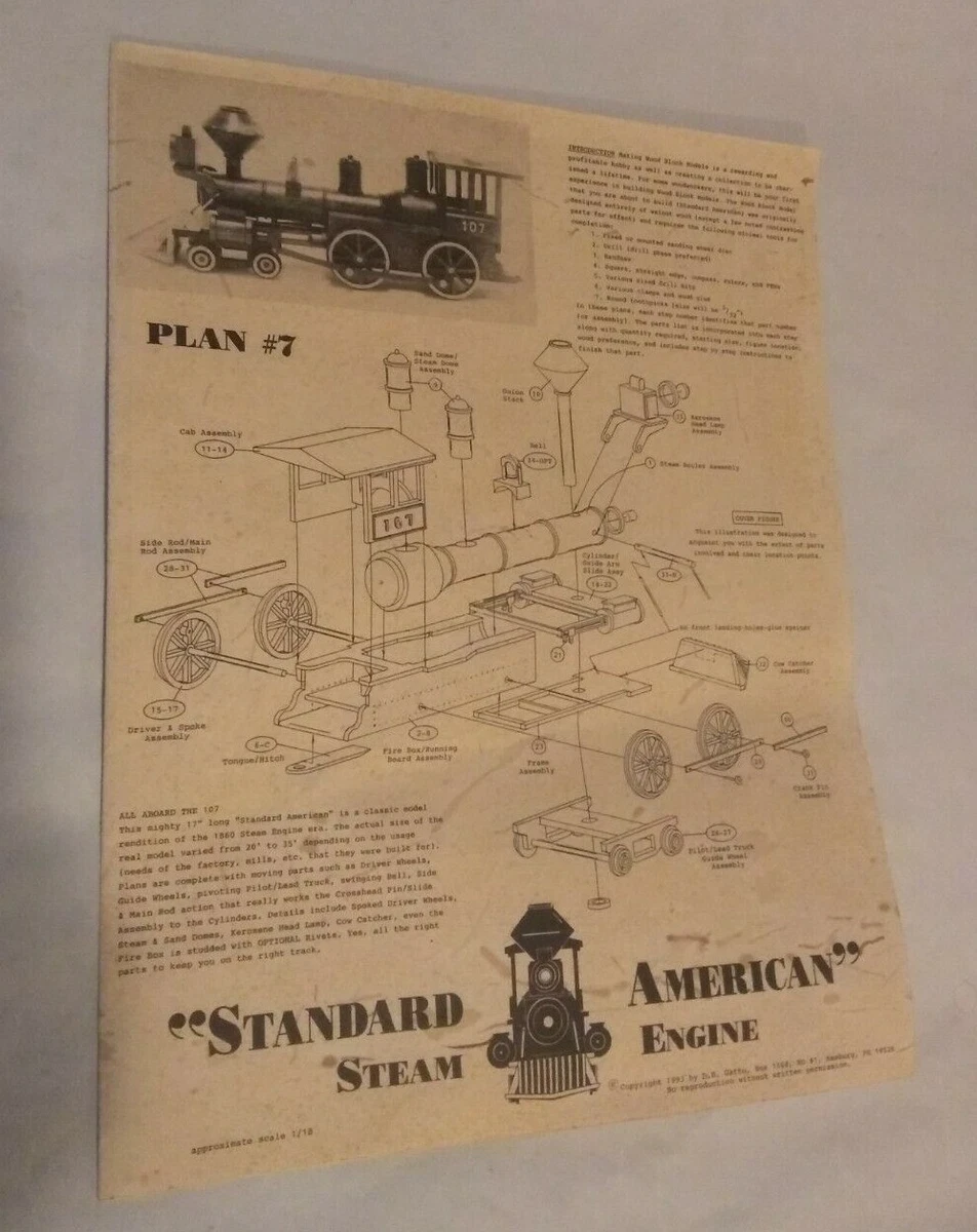 Steam Engine Model Plans
