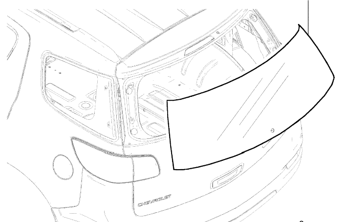 Genuine Holden Rear Window Glass RG Colorado 7 Trailblazer 2019 2020 ...