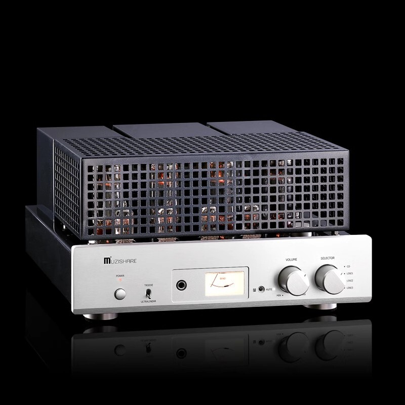MUZISHARE X5 EL34 12AX7 12AU7 Digital Pre-Amp Tube MZSX5 Pushpull Tube ...