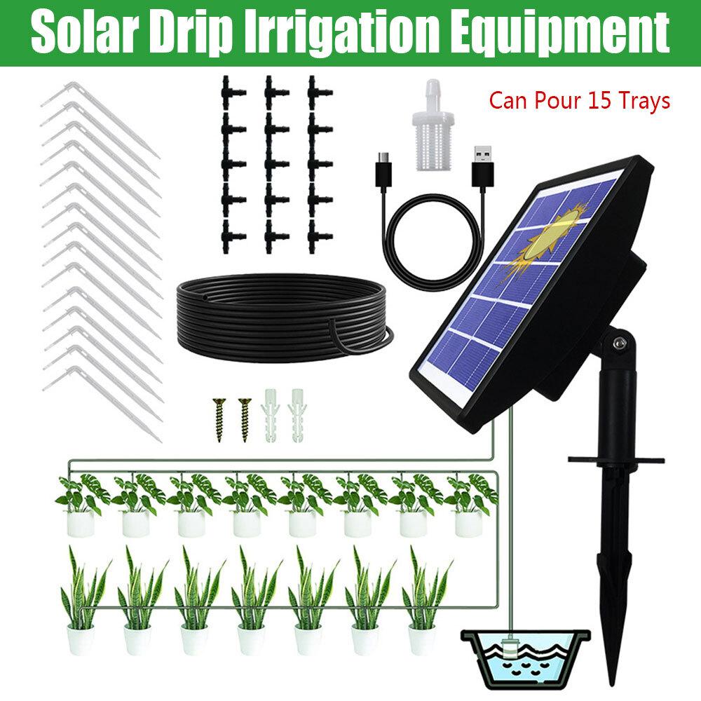 Solar Drip Irrigation Solar Drip Irrigation Kit With Timer And