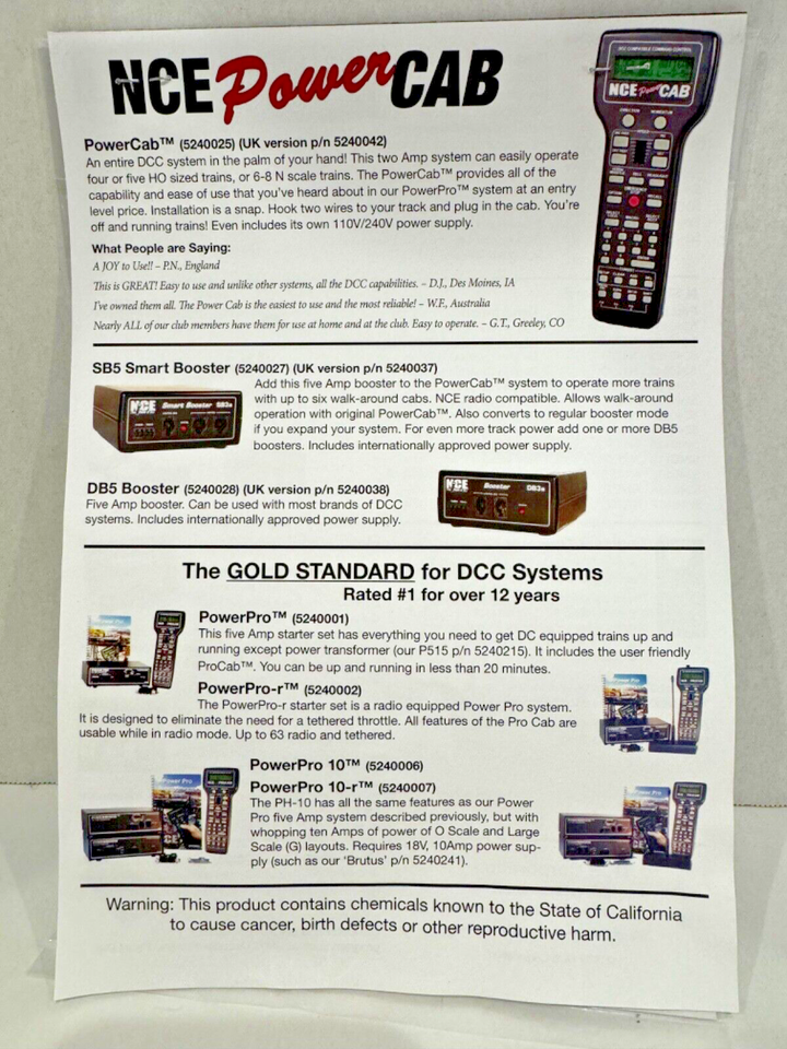 NCE Switch-Kat ~ New Accessory Decoder ~ Controls Kato Turnout ...