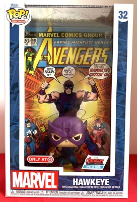 Funko POP! Comic Cover: Marvel - Hawkeye #32 Avengers #109 Target ...