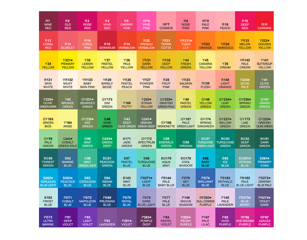 ShinHan Touch Twin Brush Marker pen 204 colors - Choose one - Single ...