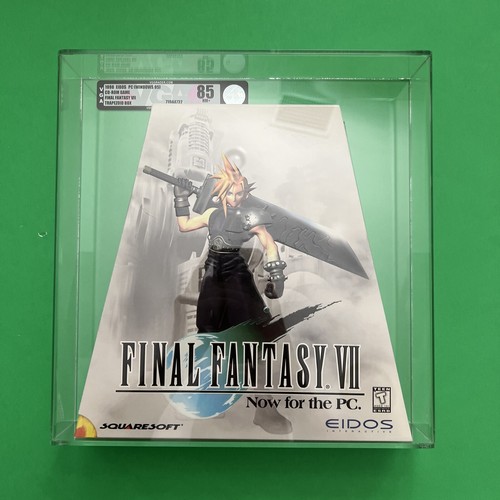 New Sealed Final Fantasy VII 7 PC Trapezoid Big Box 1998 VGA Graded 85 ...