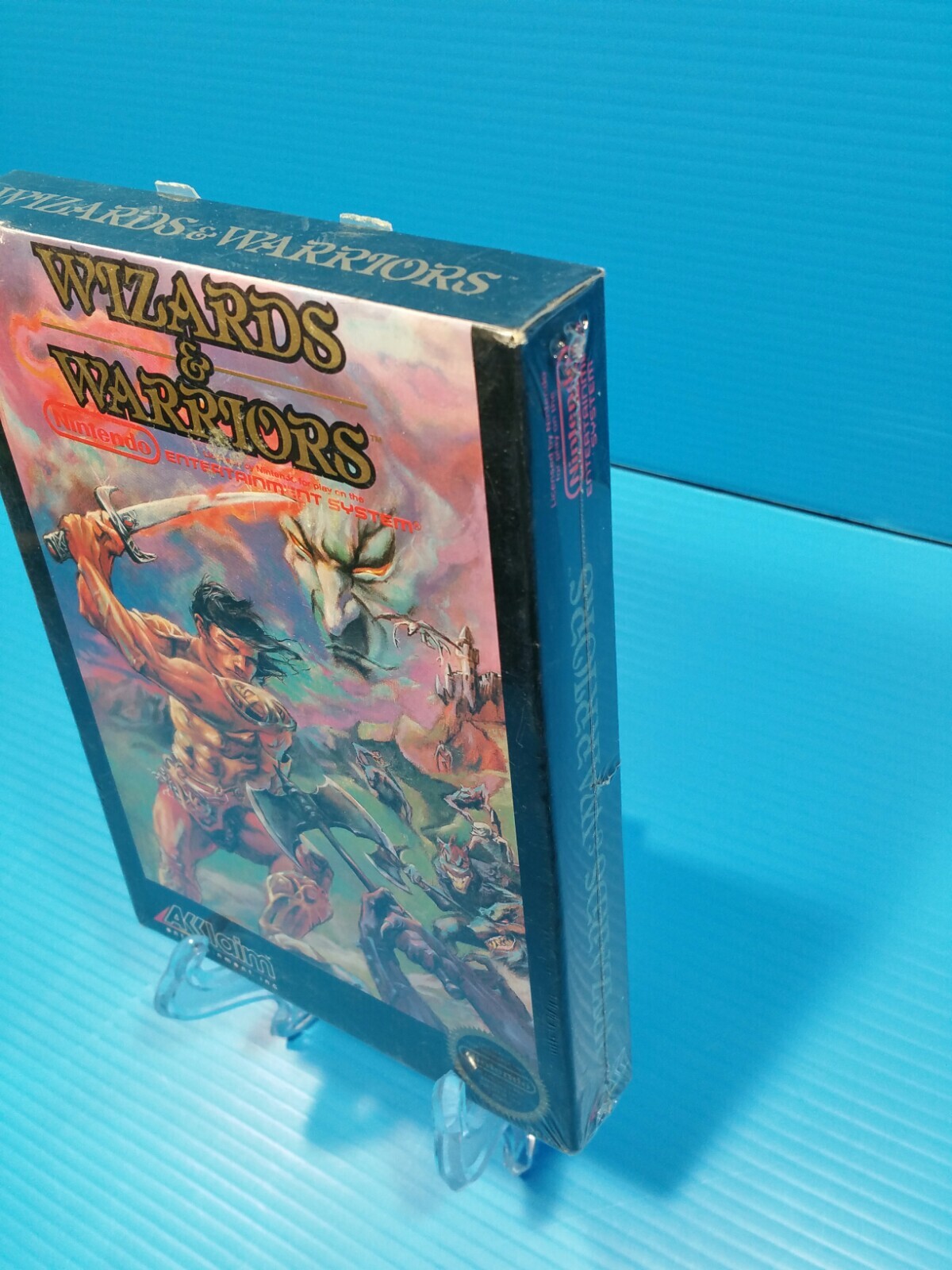 Brand New-Factory sealed H-Seam.Nintendo NES Wizards & Warriors game ...