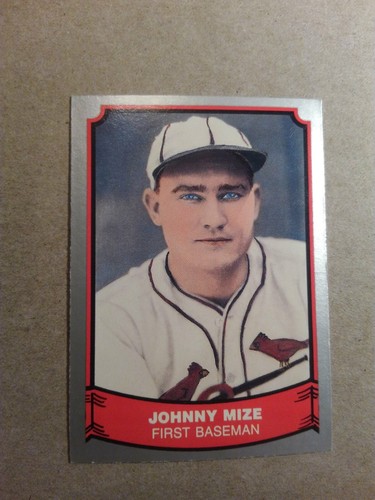 JOHNNY MIZE 1988 PACIFIC BASEBALL LEGENDS SERIES 1 #63 FREE SHIP | eBay