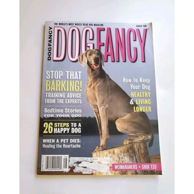 Weimaraner Cover Dog Fancy Magazine 1997 | eBay