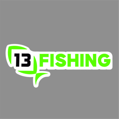 13 Fishing Lime Green Carpet Graphic Decal Sticker for Fishing Bass ...