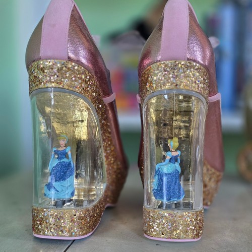 NWOB Irregular Choice “Home Before 12” Spinning Cinderella Heels, US 10 ...