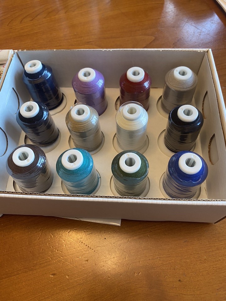 Thread Lot, Intressa 12 Spool Mini Snap Set | eBay